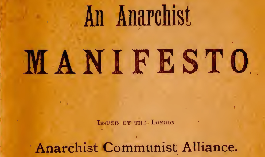 An Anarchist Manifesto – Louisa Sarah Bevington | libcom.org